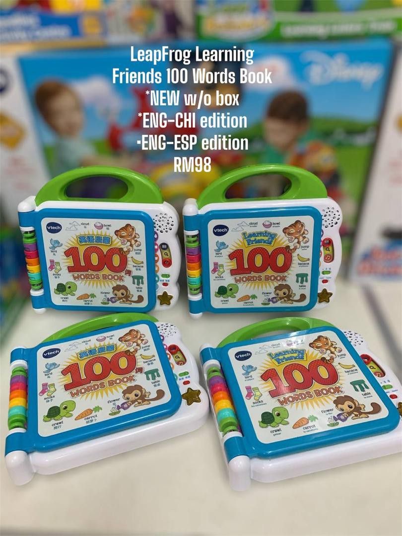 Leapfrog Learning Friends 100 Book, Babies & Kids, Infant Playtime on ...