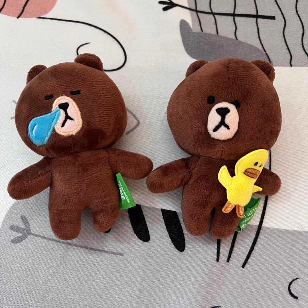 LINE FRIENDS Mini Plushies (Authentic from Korea), Hobbies & Toys, Toys ...