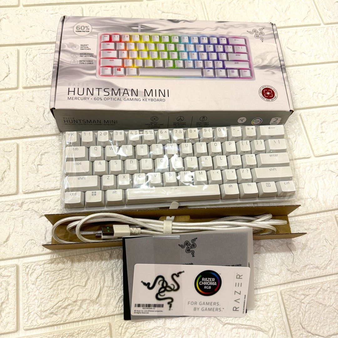 NEW Linear Red - Razer Huntsman Mini (White), Computers & Tech, Parts ...