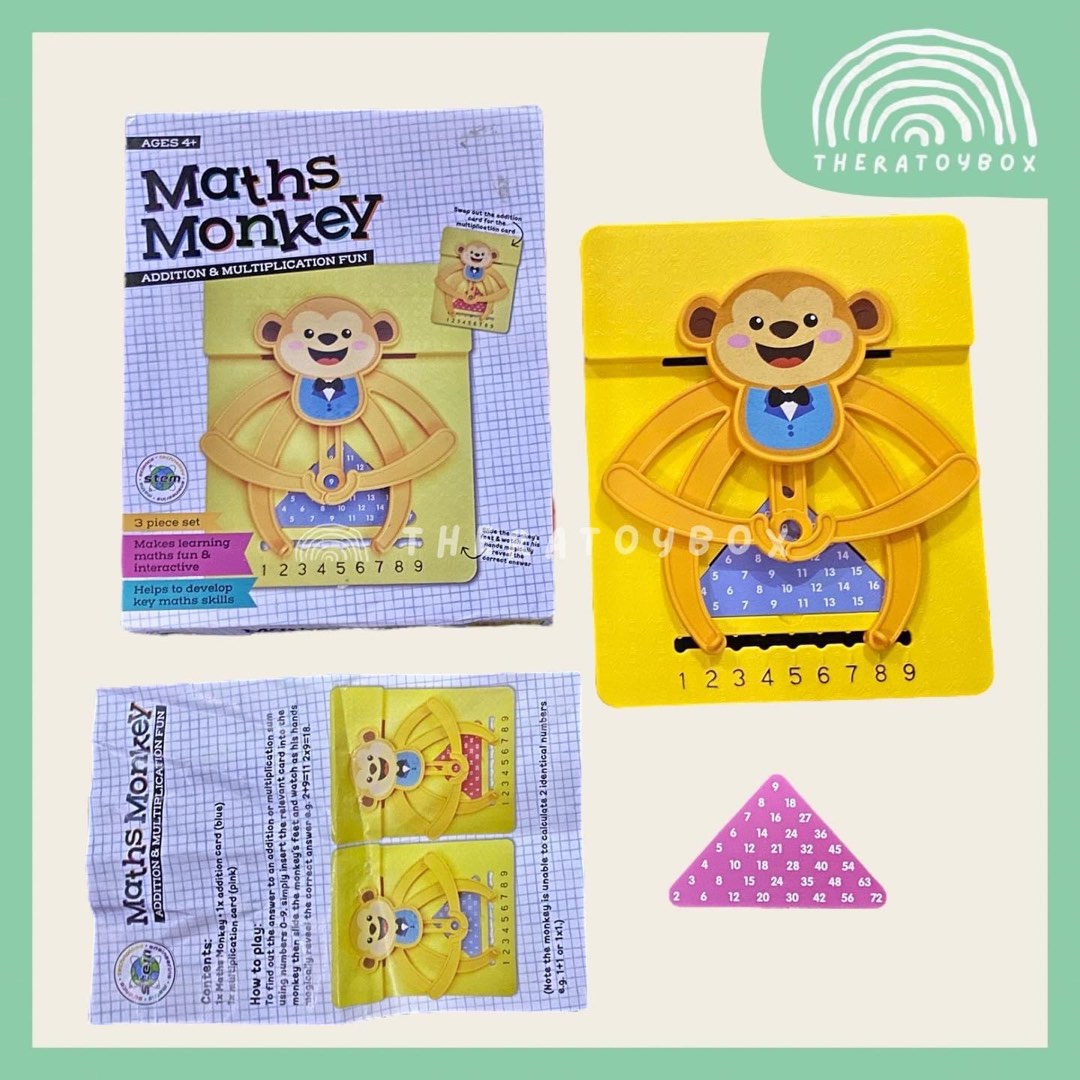 Maths Monkey, Hobbies & Toys, Toys & Games on Carousell