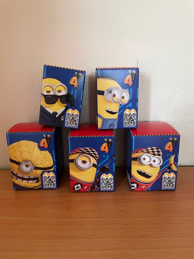 Minion toys Mc Donald happy meal / Despicable me, Hobbies & Toys, Toys ...