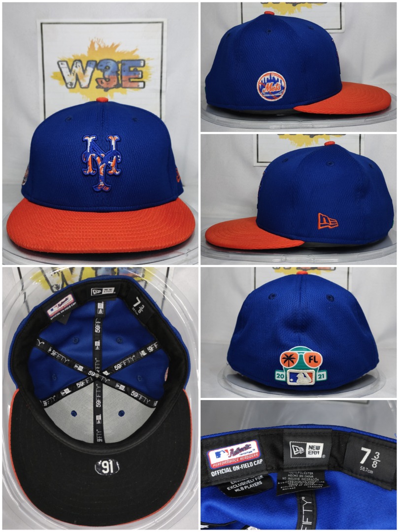 NEW YORK METS TWO TONE FITTED 7 3/8 - NEW ERA OFFICIAL ONFIELD, Men's ...