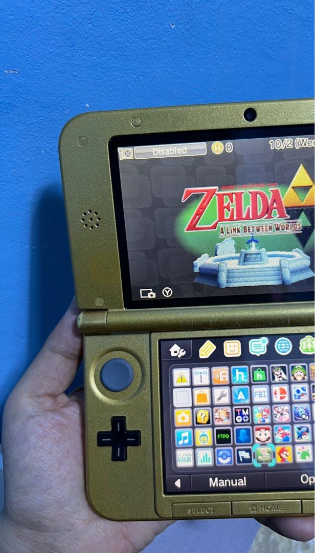 Nintendo Old 3DS XL Zelda A Link Between Worlds Limited Edition (CFW w ...