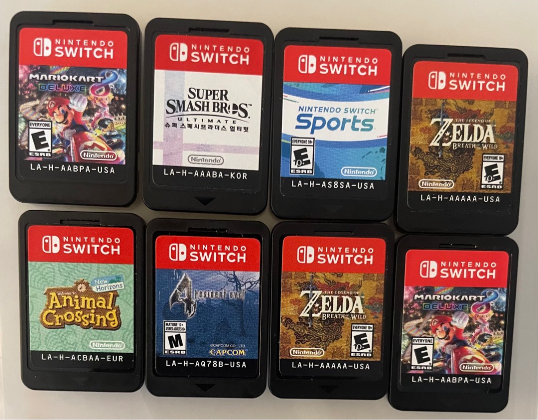 Nintendo Switch Games without game case Mario kart / animal crossing ...