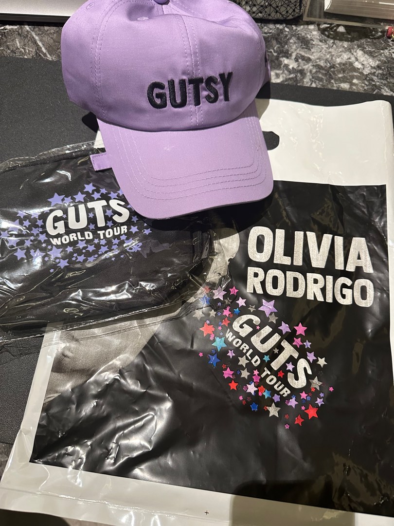 Olivia Rodrigo GUTS world tour VIP Merchandise set, Hobbies & Toys ...