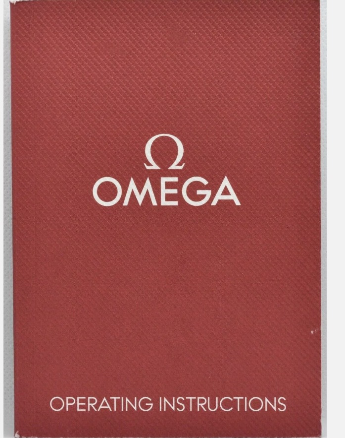 Omega Operating Instructions Book, Luxury, Watches on Carousell