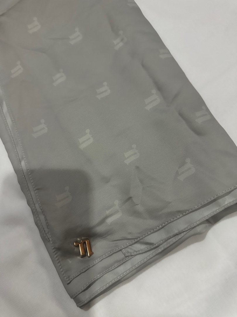 Original Bawal Monogram Neelofa, Women's Fashion, Muslimah Fashion ...