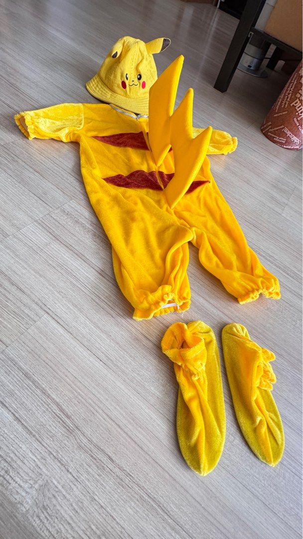 Pikachu Costume/ Halloween Costume, Babies & Kids, Babies & Kids ...