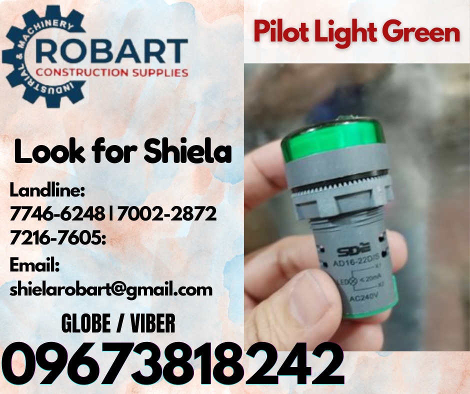 Pilot Light Green 25mm, Commercial & Industrial, Construction Tools ...