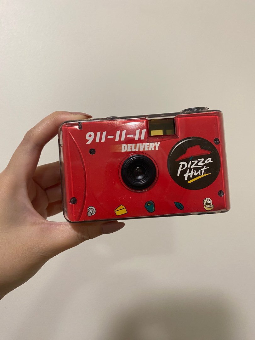Pizza Hut 35mm film camera, Photography, Cameras on Carousell