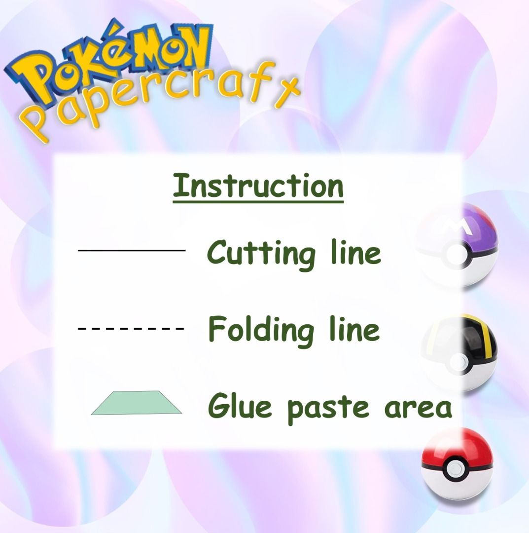 Pokemon diy paper craft skill training L size, Hobbies & Toys ...