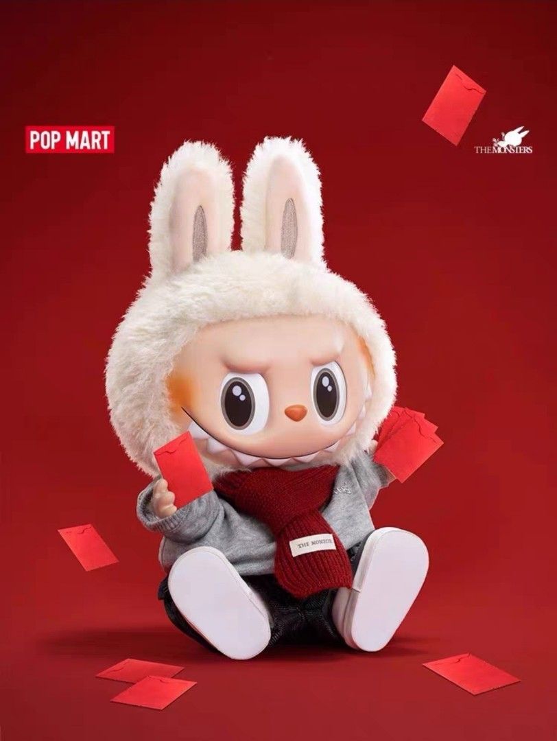 Popmart Labubu Chinese New Year China Limited Edition Plush, Hobbies ...