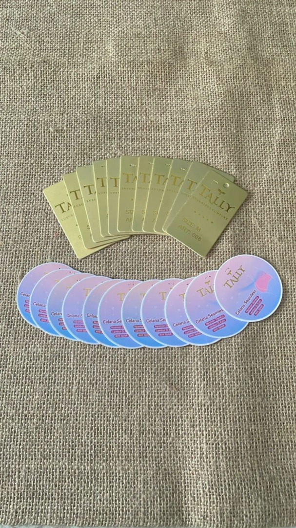 [Preloved] TALLY - Tag / Label / Tag Harga / Label Harga Bekas Celana ...