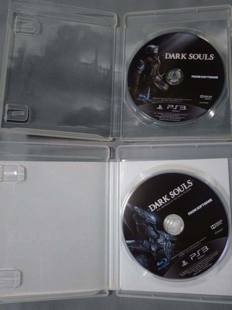 日本版PS3經典遊戲實體碟 Dark Souls & Dark Souls with Artorias of the Abyss ...
