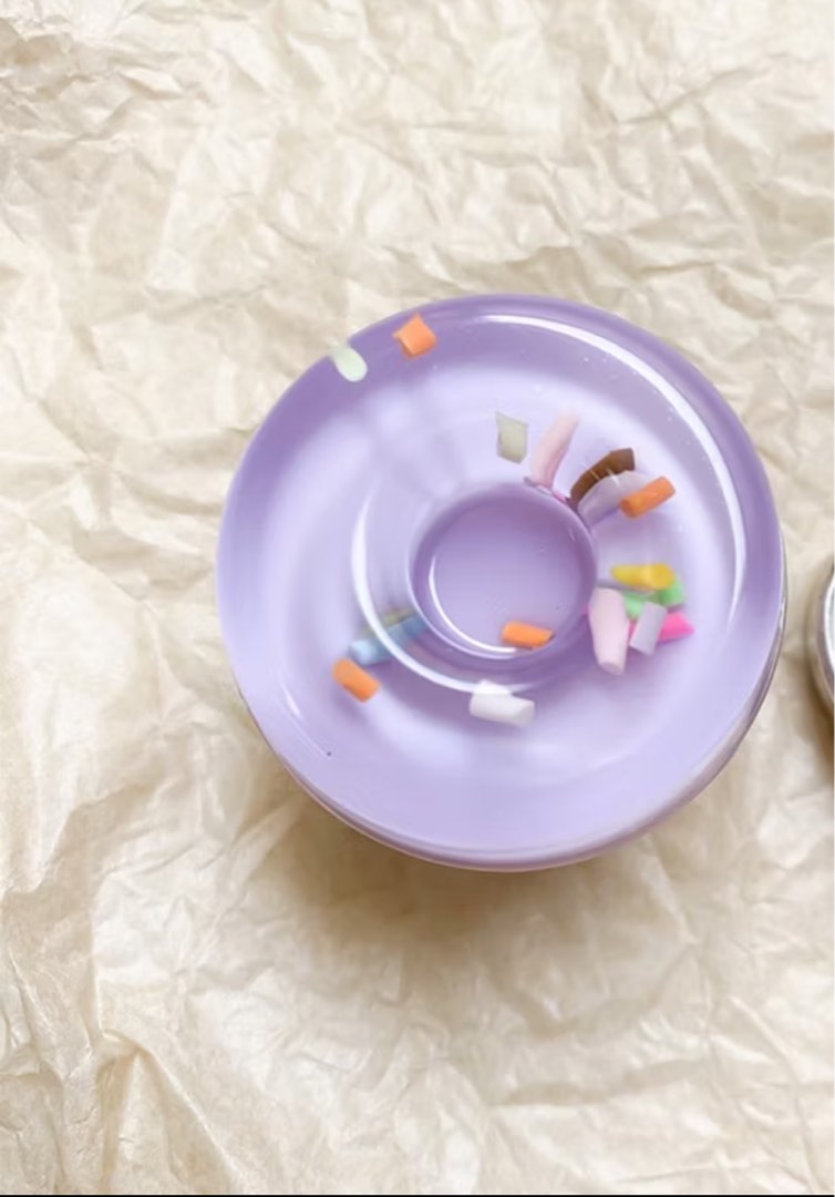 Purple Donut pop socket, Mobile Phones & Gadgets, Mobile & Gadget Accessories, Mounts & Holders ...