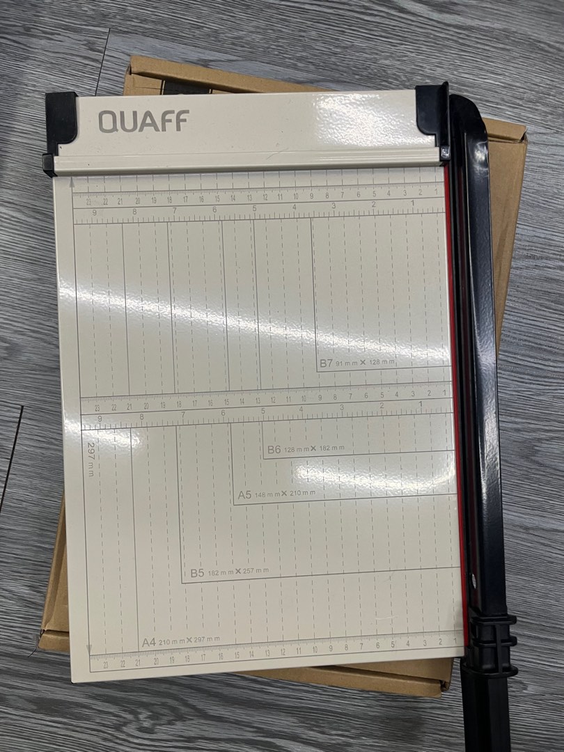 Quaff A4 paper cutter metal base, Hobbies & Toys, Stationary & Craft ...