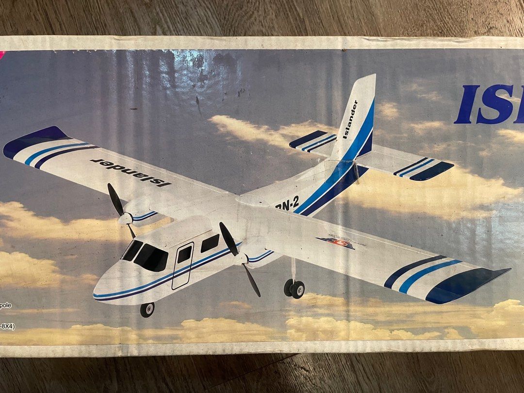 RC Plane Balsa Islander Twin 1.5m, Hobbies & Toys, Toys & Games on ...