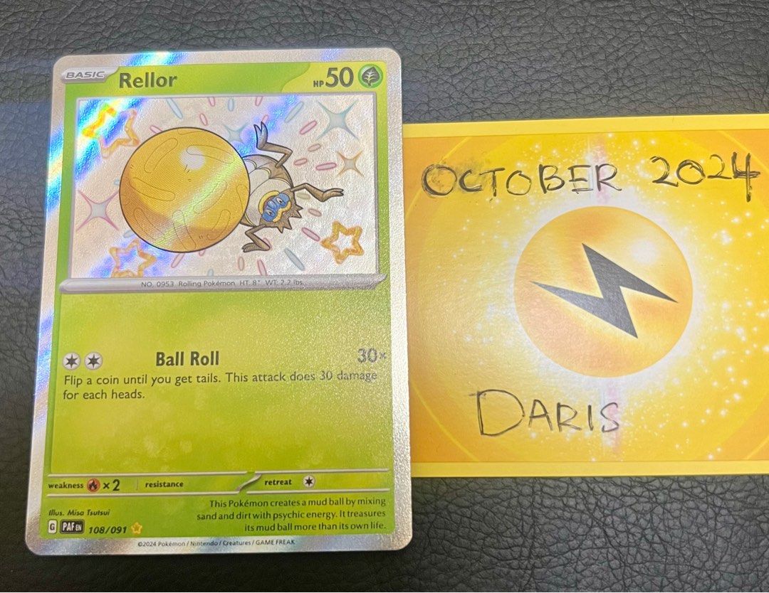 Rellor - 108/091 - Shiny Rare, Hobbies & Toys, Toys & Games on Carousell