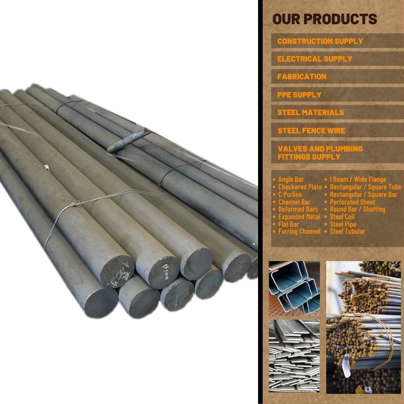 Rod Round Shafting Bar / Carbon Steel Shafting Rod / MS Plate ...