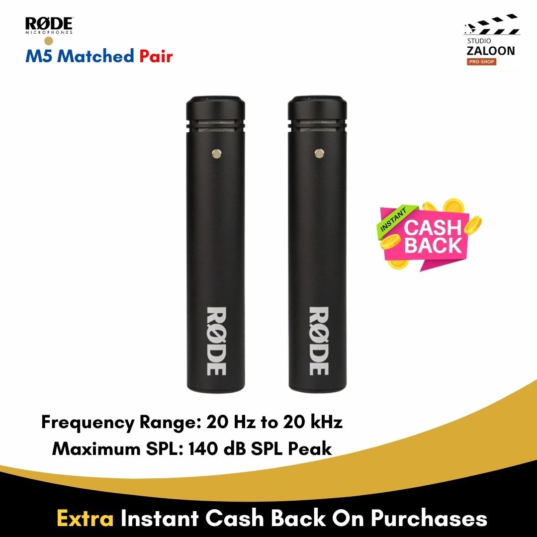 RODE M5 Compact 1/2" Condenser Microphone (Matched Pair), Audio ...