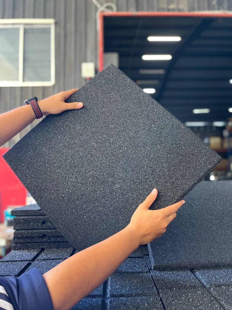 Rubber Mat Tiles Kapet Lantai Gym Getah Flooring Tikar Equipment ...