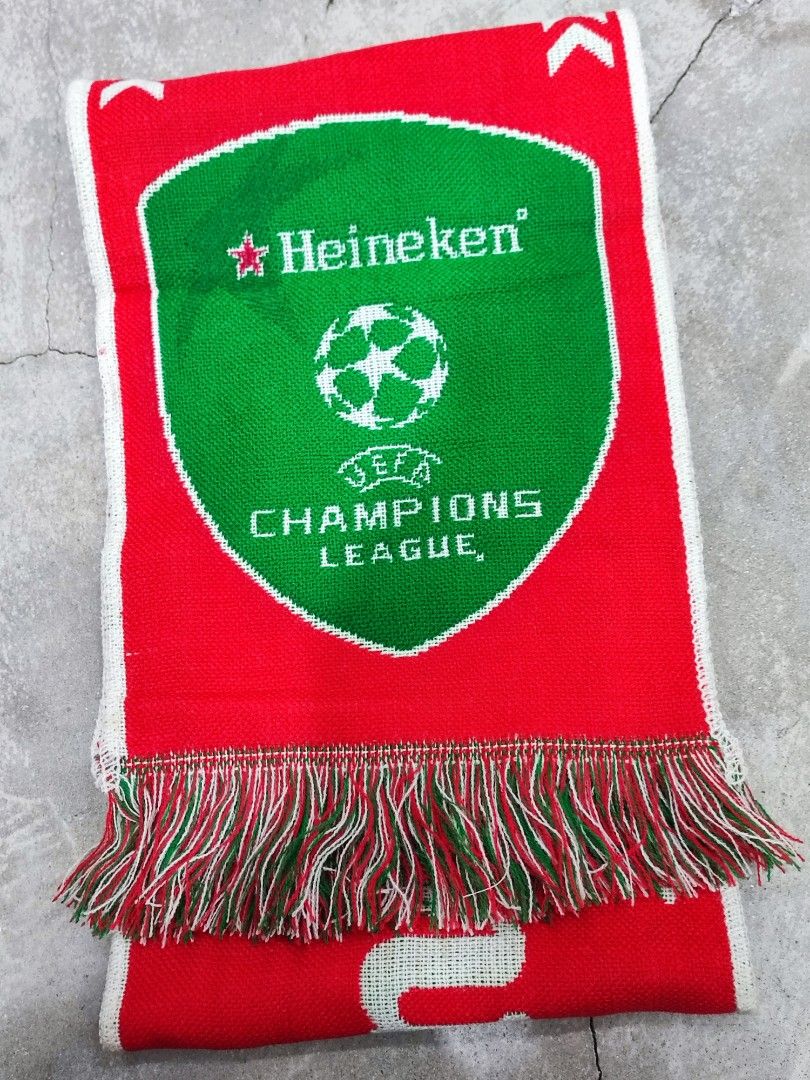Scarf Of Heineken UEFA Champions League, Hobbies & Toys, Collectibles ...