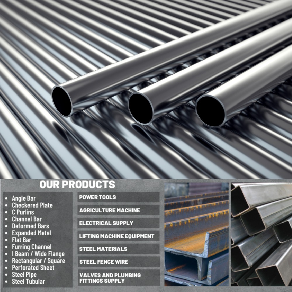 Schedule 40 G.I. Pipe 2" diameter x 6m / Steel Pipe, Commercial ...