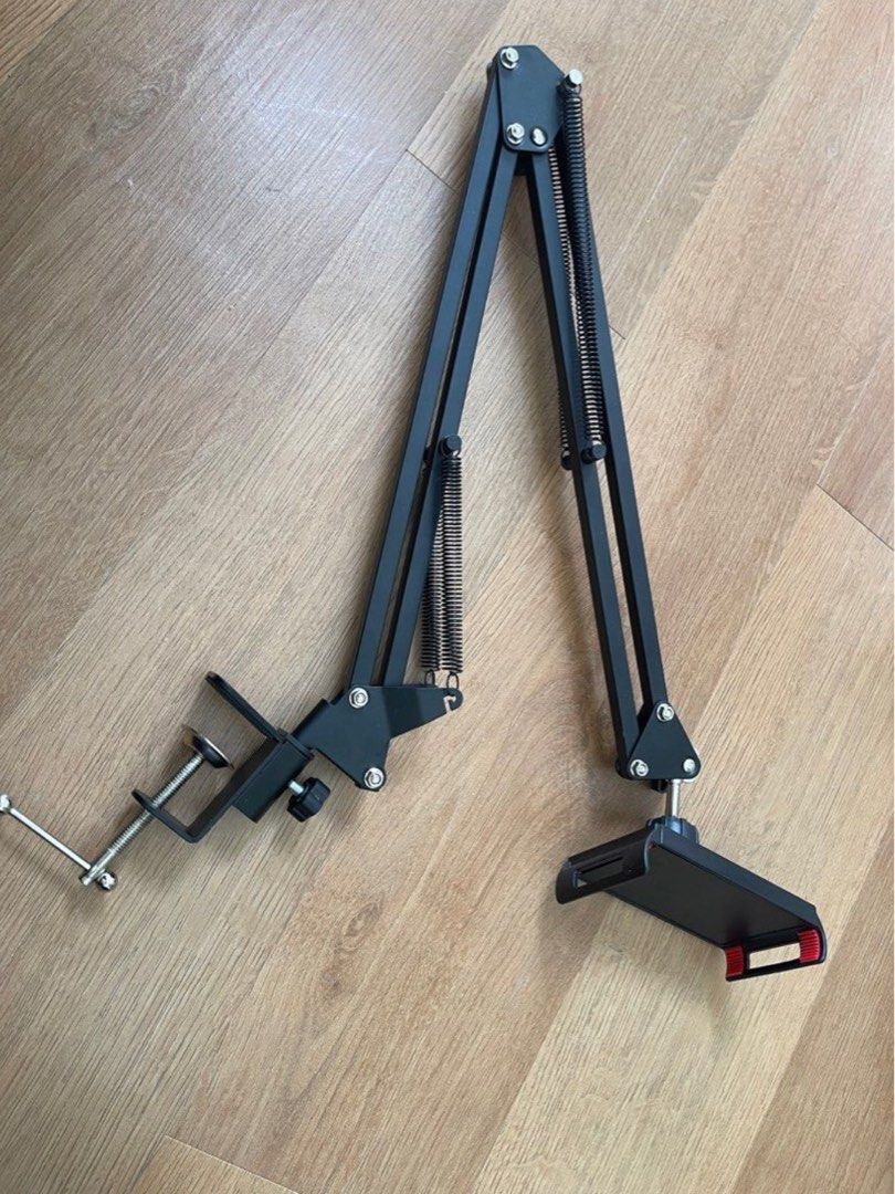 Mobile Phone Holder Tripod Phone Table Stand screw head Photography Arm ...