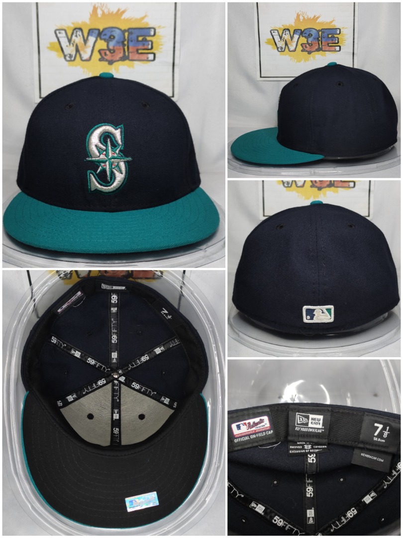 SEATTLE MARINERS OG LOGO TWO TONE FITTED 7 1/8 - NEW ERA OFFICIAL ...