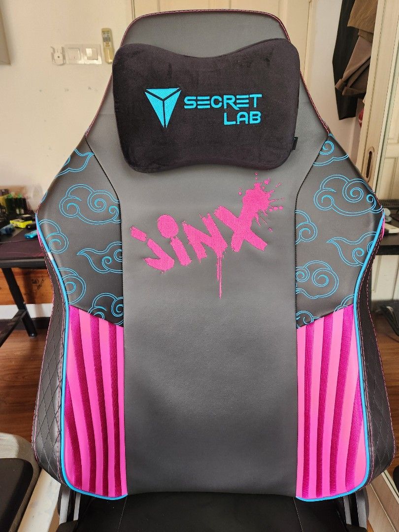 SECRET LAB X LEAGUE OF LEGENDS, JINX EDITION, Furniture & Home Living ...