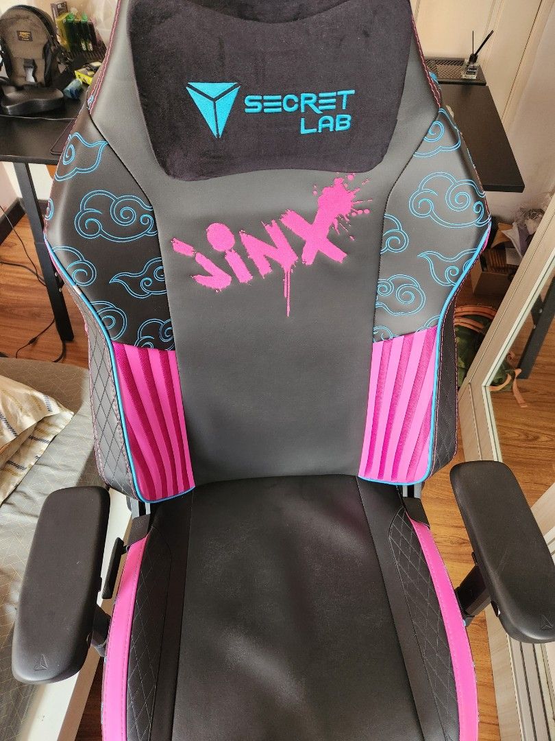 SECRET LAB X LEAGUE OF LEGENDS, JINX EDITION, Furniture & Home Living ...