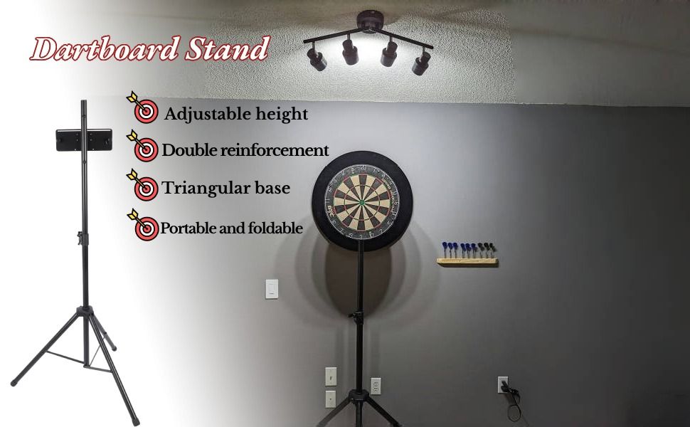 實體店鋪/SF(Tripod$368 /With ipad clip$428)Universal Dartboard Stand Tripod ...