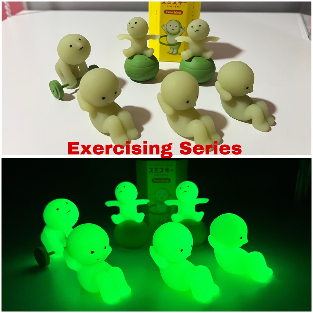 Smiski Exercising Series, Hobbies & Toys, Toys & Games on Carousell