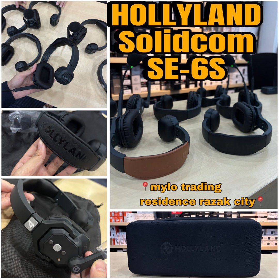 Hollyland Solidcom SE-6S 6-Person Wireless Headset Intercom System, Mobile Phones & Gadgets ...