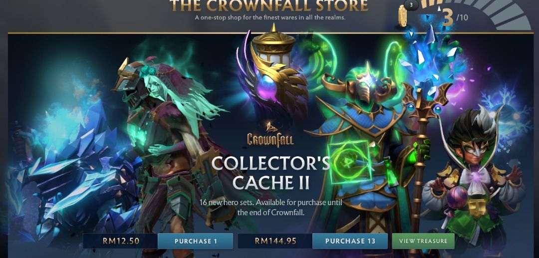 Spirit Breaker Collector Cache - Crystal Colossus Bara SB Dota 2 Crownfall II 2024 [30 days ...