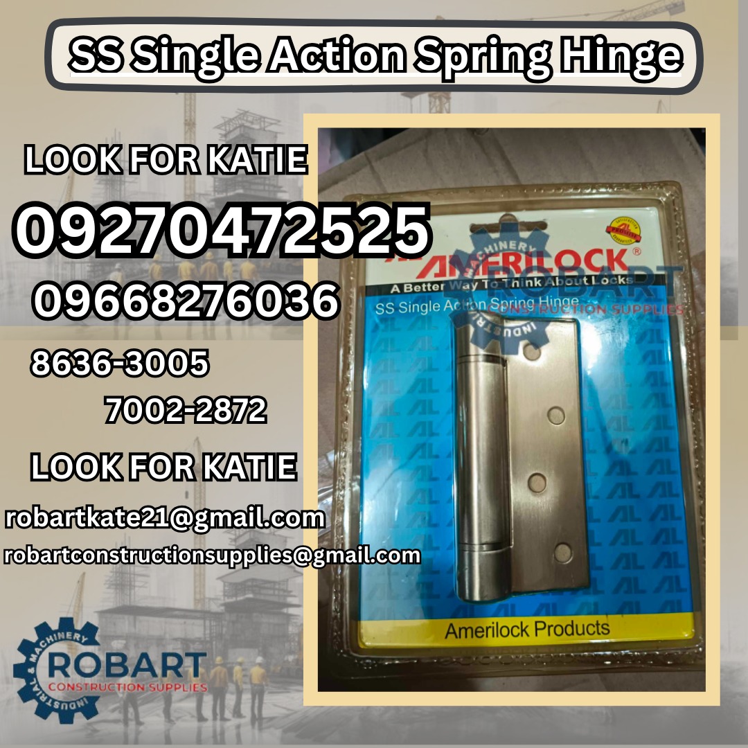 SS Single Action Spring Hinge, Commercial & Industrial, Construction ...