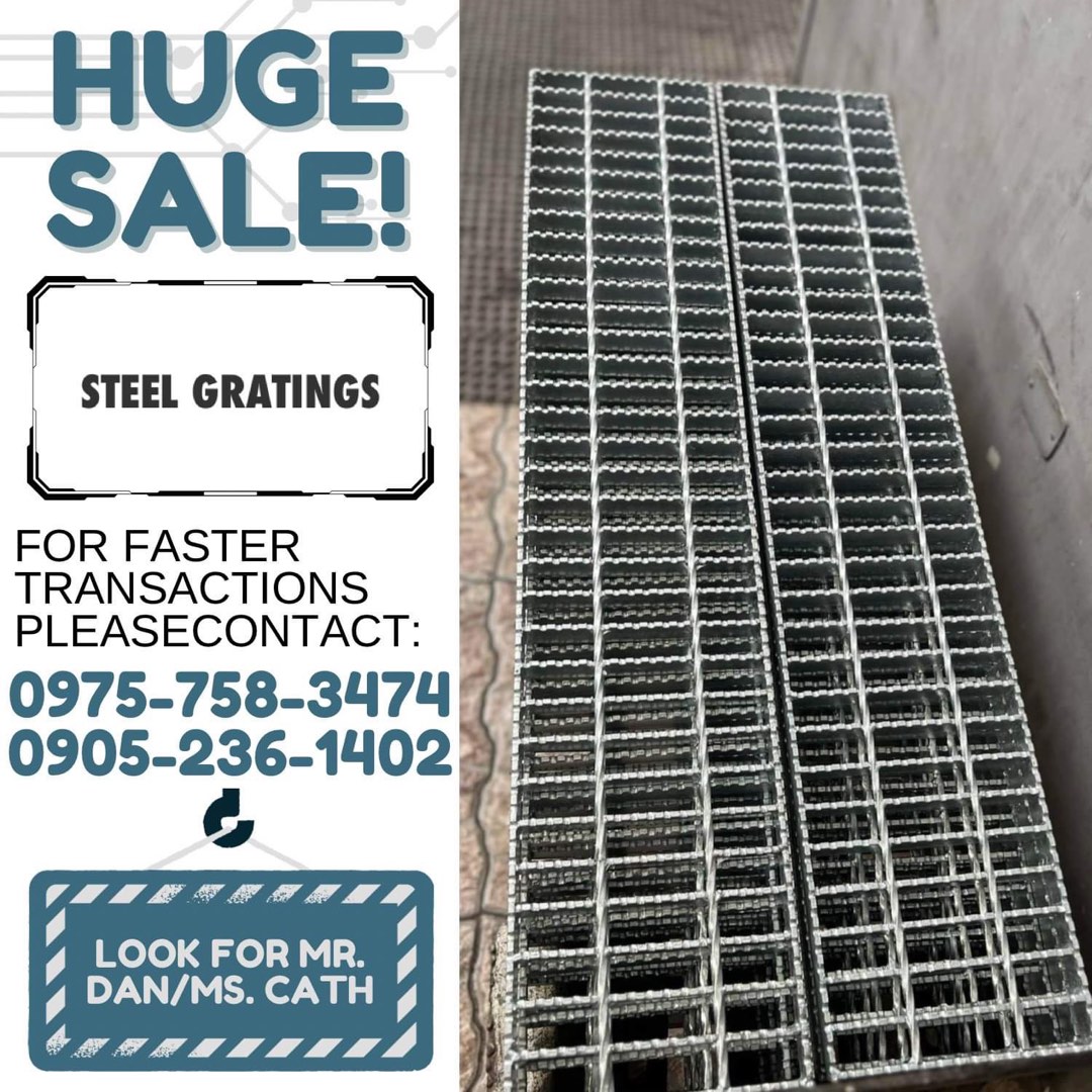 Steel gratings, Commercial & Industrial, Construction & Building ...