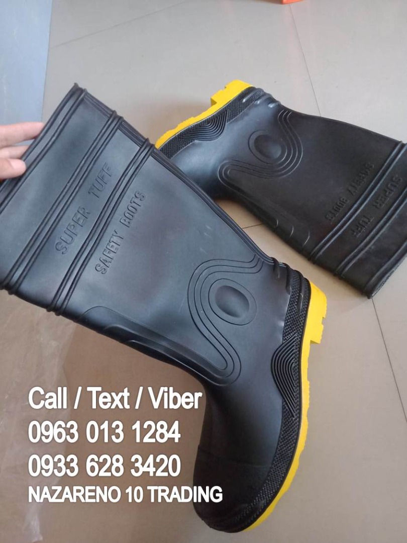 Super Tuff Safety Boots with Steel Toe, Looking For on Carousell