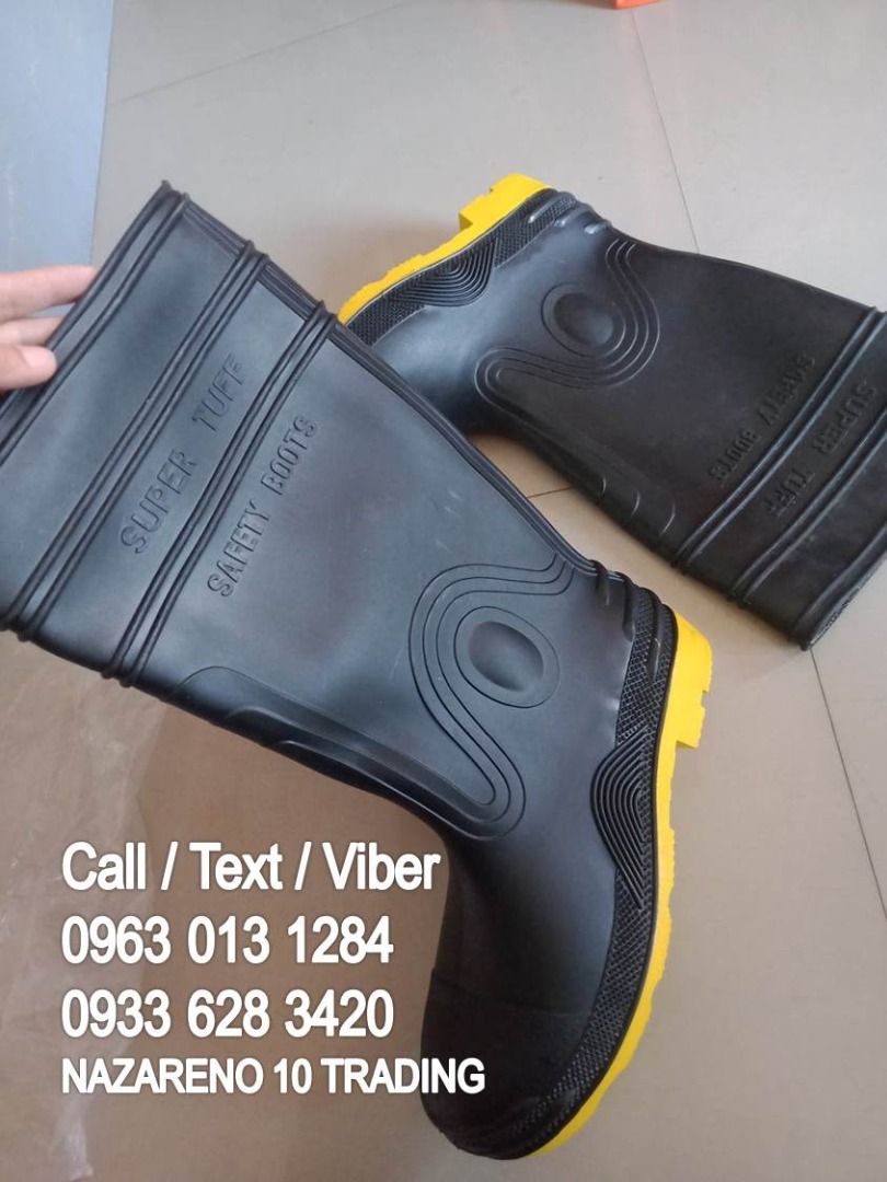 Super Tuff Safety Boots with Steel Toe, Looking For on Carousell