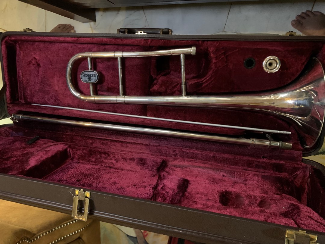 Trombone Besson, Hobbies & Toys, Music & Media, Musical Instruments on ...