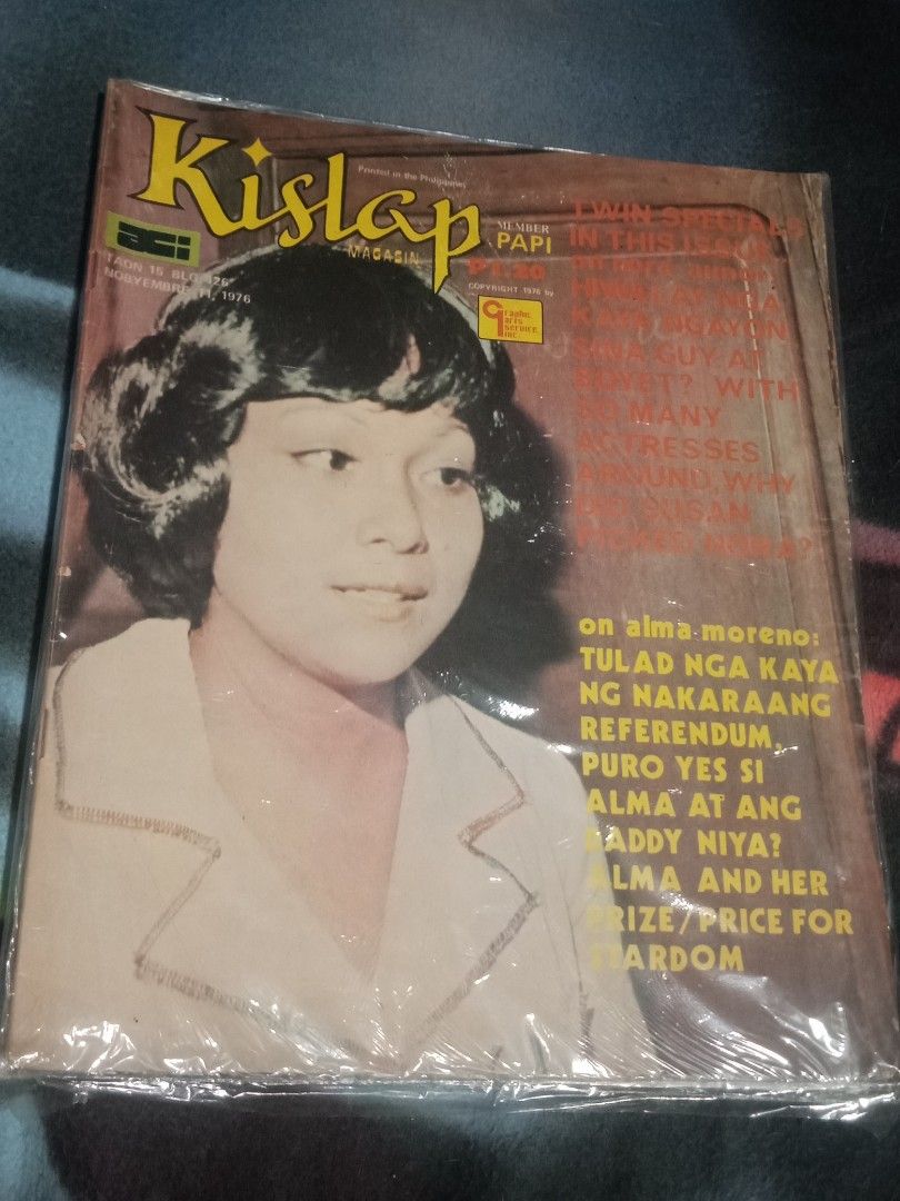 VINTAGE 1976 KISLAP MAGAZINE-NORA AUNOR, Hobbies & Toys, Books & Magazines, Magazines on Carousell