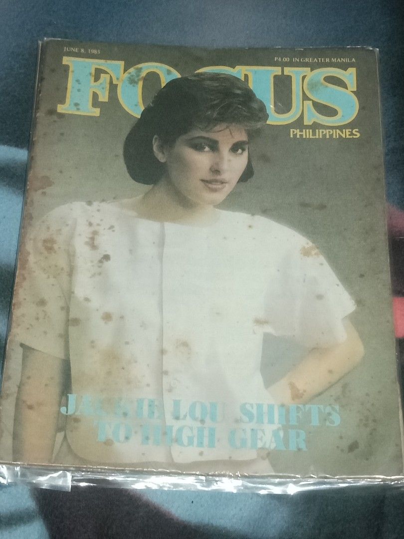 VINTAGE 1985 FOCUS PHILIPPINES MAGAZINE-JACKIE LOU BLANCO, Hobbies ...