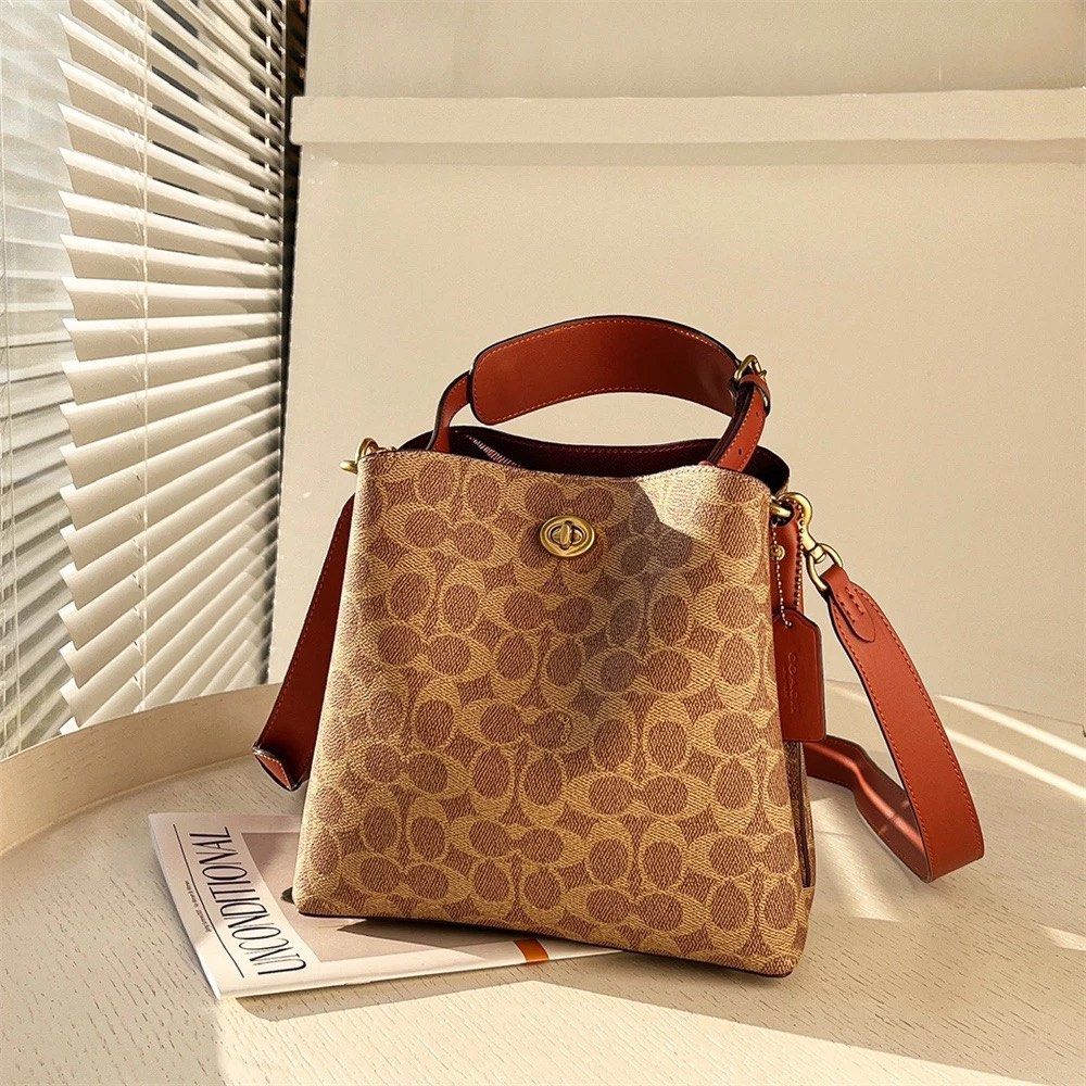 Vintage Coach bucket crossbody bag, Luxury, Bags & Wallets on Carousell