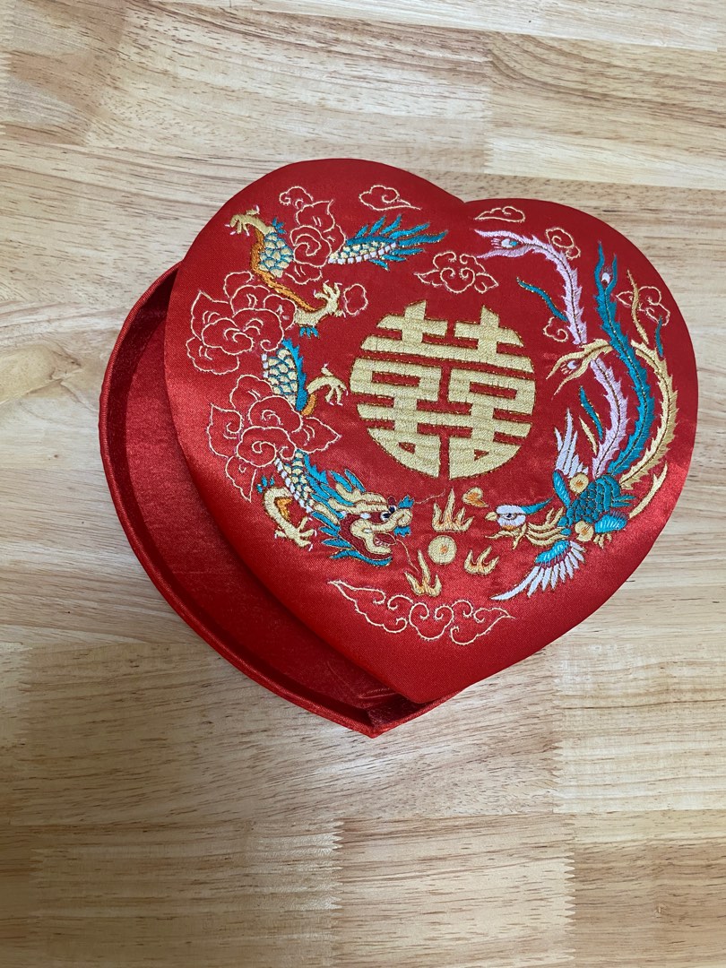 Vintage Si Dian Jin box / Long Feng Dragon Pheonix Box, Furniture & Home Living, Home Decor ...