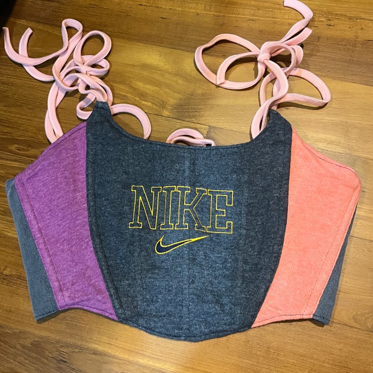 vintagewknd nike sports corset, Women's Fashion, Tops, Sleeveless on ...