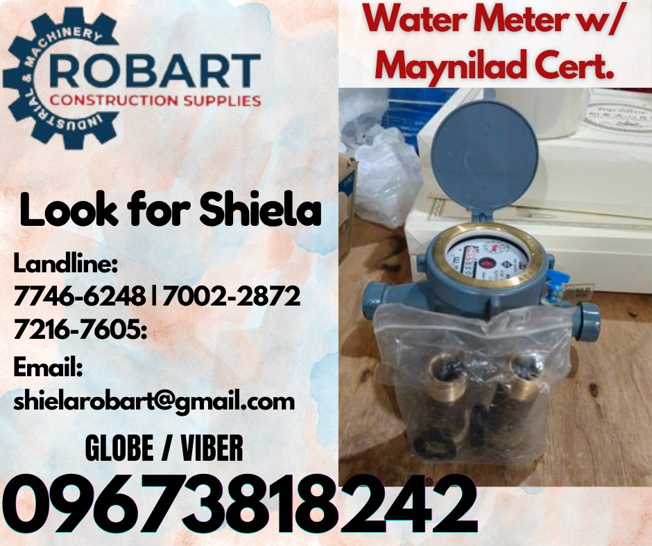 Water Meter w/ Maynilad Cert., Commercial & Industrial, Construction ...