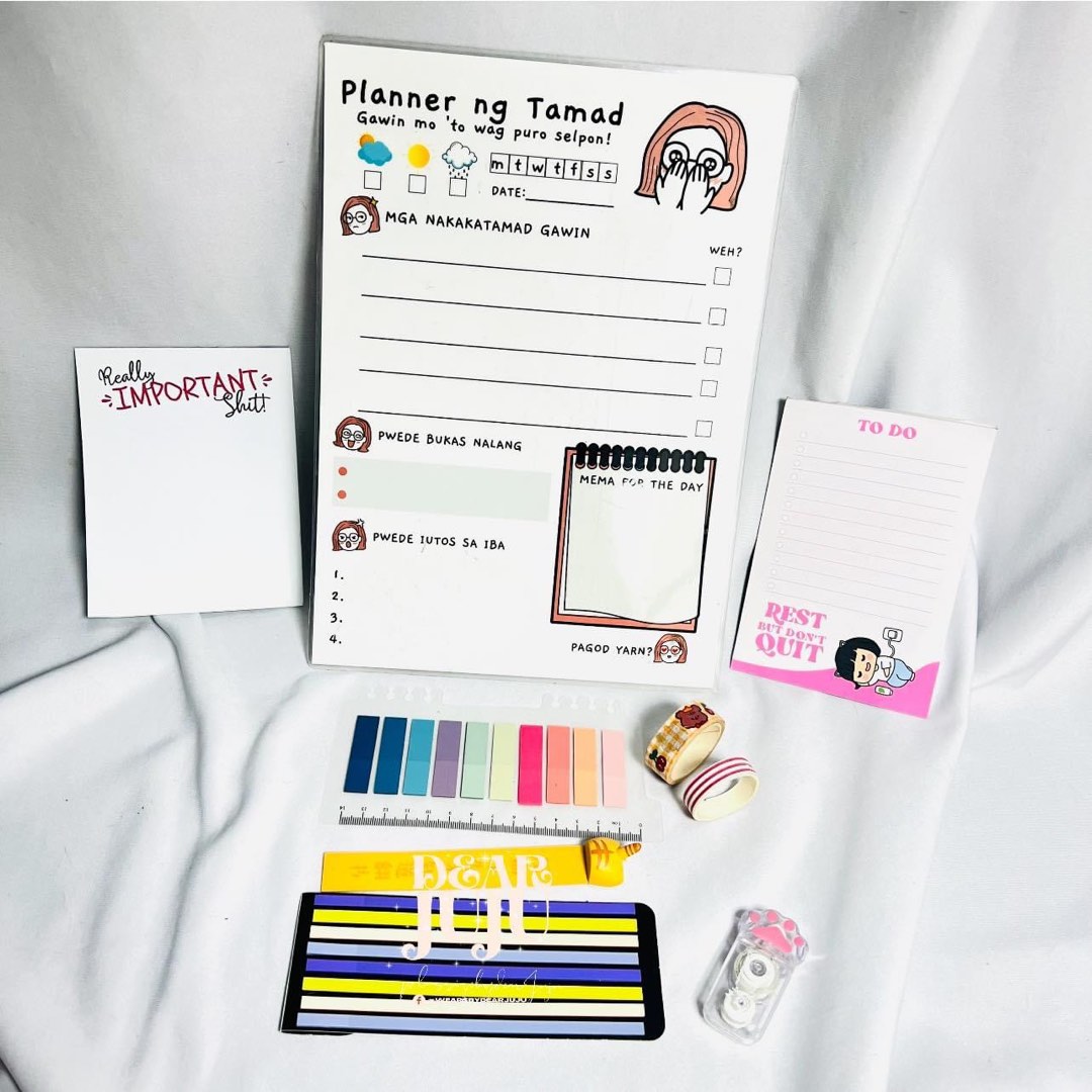 Witty Laminated A4 Planner, Hobbies & Toys, Stationary & Craft ...