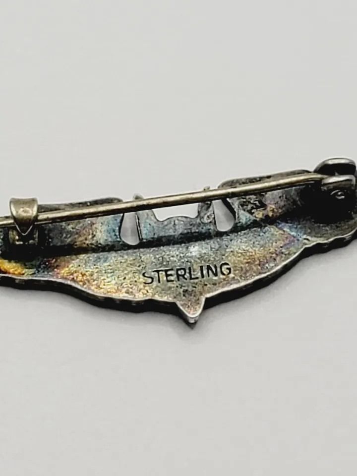 WW2 US Army Air Corps Sterling Silver Air Gunner Bomber Wings, Hobbies ...