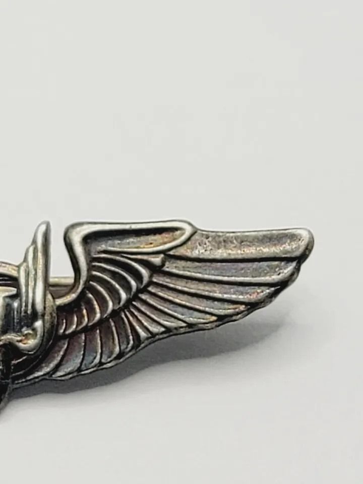 WW2 US Army Air Corps Sterling Silver Air Gunner Bomber Wings, Hobbies ...