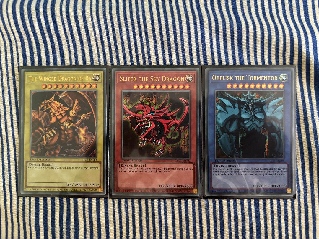 Yugioh 3 gods ultra rare, Hobbies & Toys, Toys & Games on Carousell